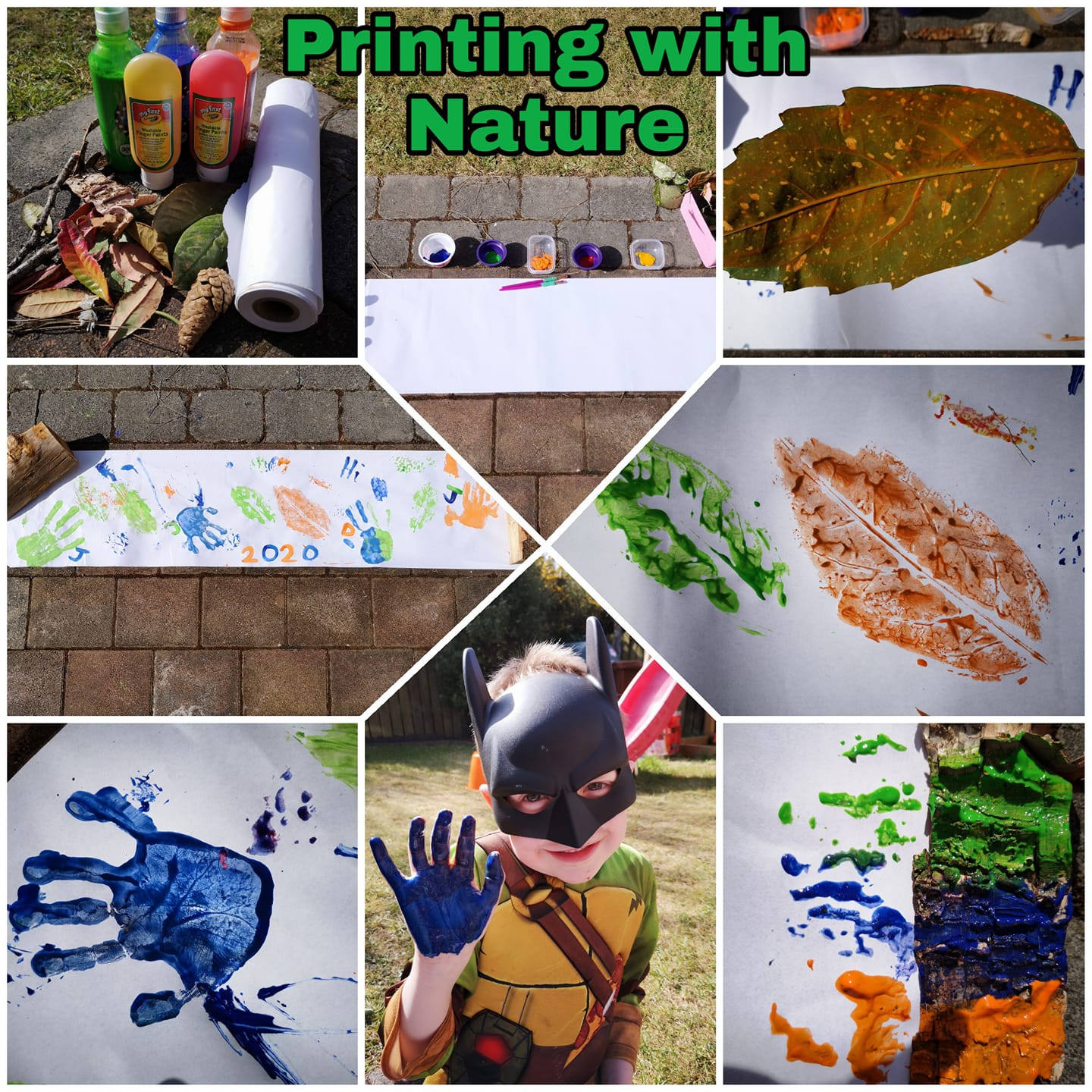 Printing with Nature • Forest Schools in Northern Ireland