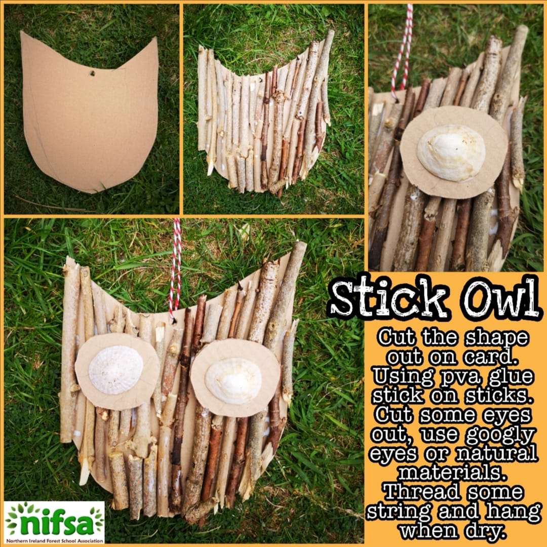Stick Owl • Forest Schools in Northern Ireland