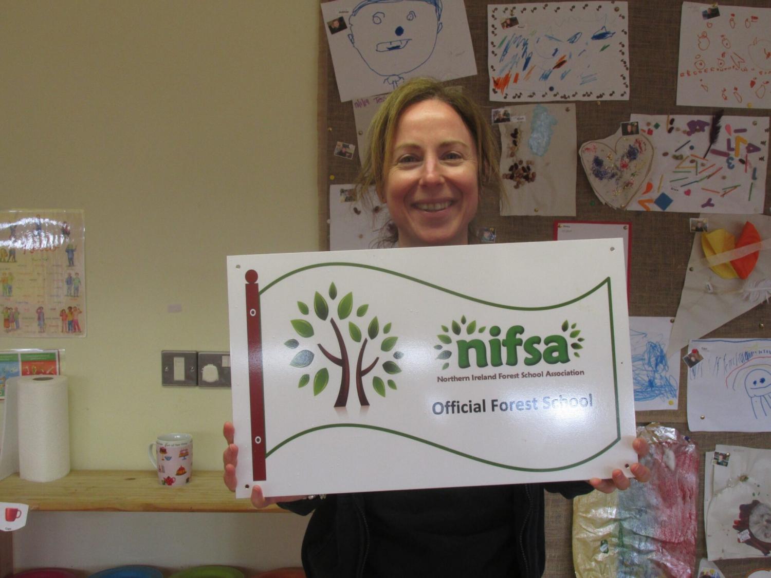 Official NIFSA Forest School Plaque • Forest Schools in Northern Ireland