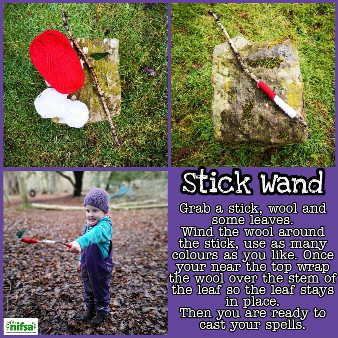 Stick Wand • Forest Schools in Northern Ireland